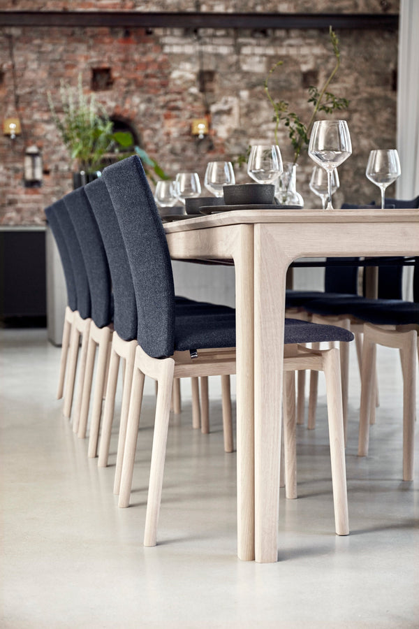 Skovby #27 extendable table oiled oak/white laminate - Laatukaluste