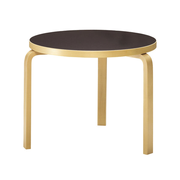 Artek 90B coffee table black linoleum - Laatukaluste