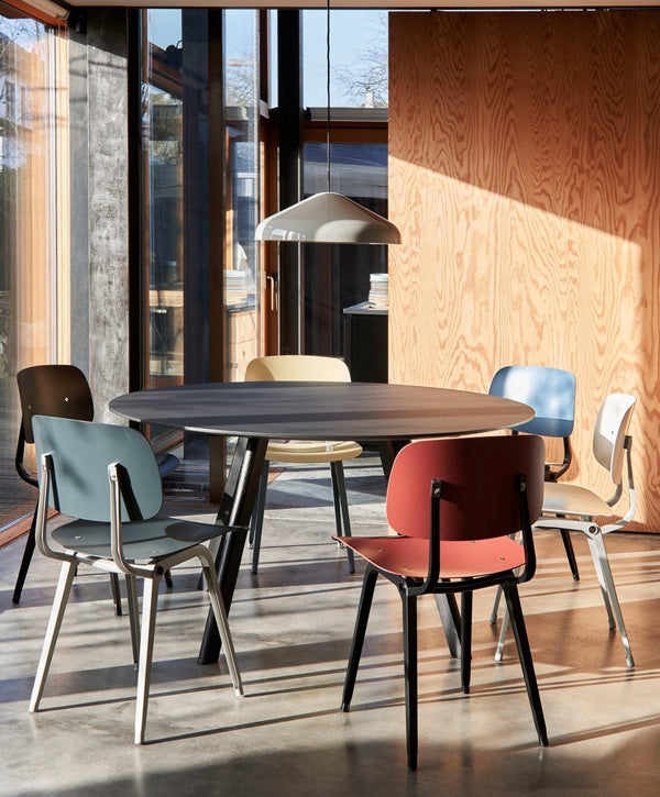 HAY CPH25 table Ø140 black oak - Laatukaluste