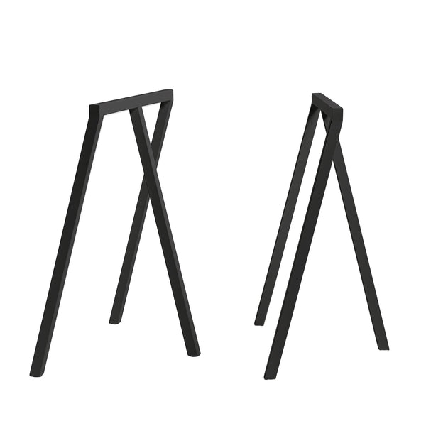 HAY Loop Stand Frame pukkijalat 2kpl musta - Laatukaluste