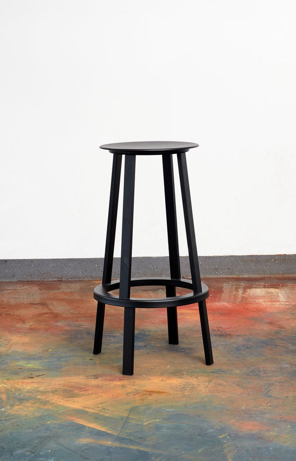 HAY Revolver bar stool 65cm black - Laatukaluste