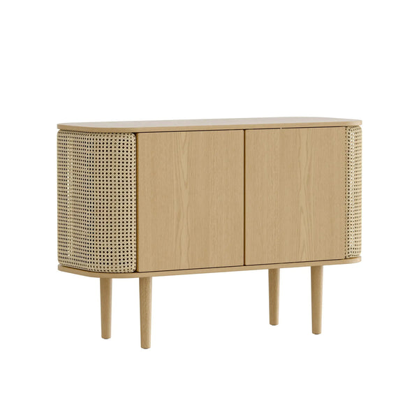 UMAGE Treasures sideboard small oak/rattan - Laatukaluste