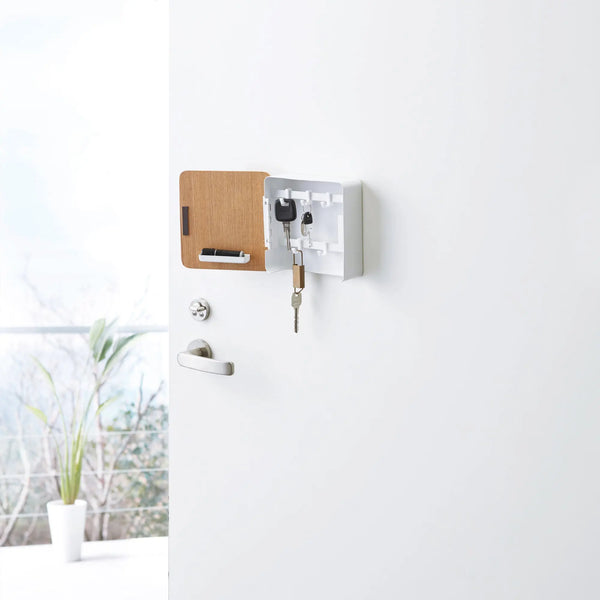 Yamazaki Rin key cabinet with magnetic attachment white - Laatukaluste